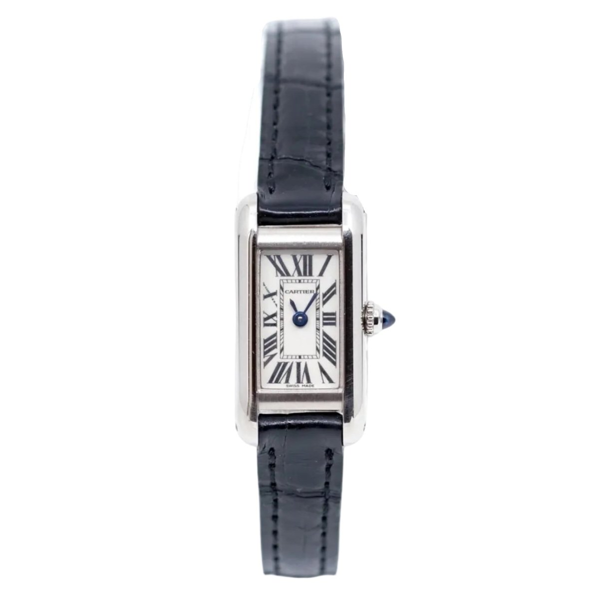 Cartier Tank Mini Allongée - White Gold - c. 1995 – Castafiore