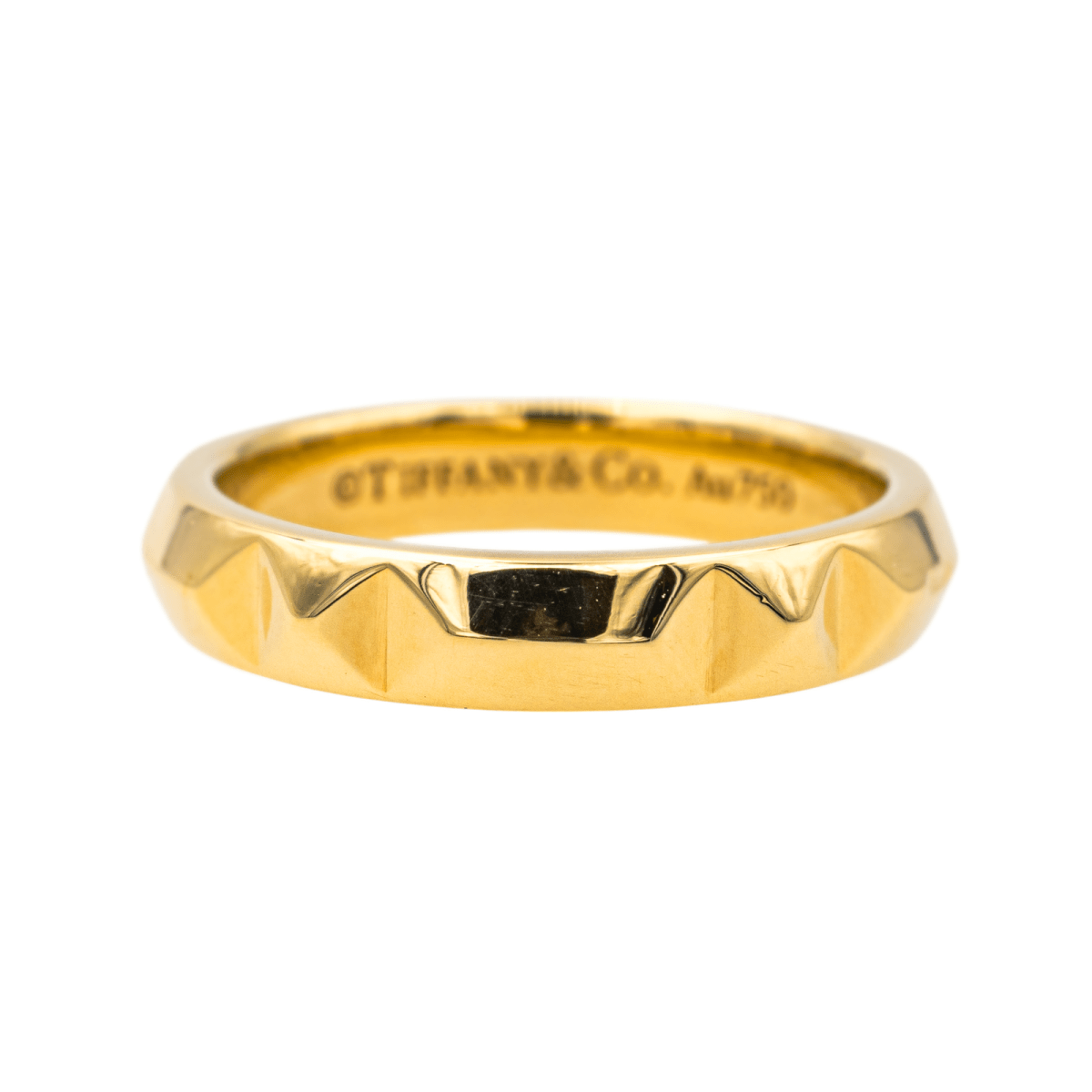 Bague Alliance TIFFANY & CO. "True" en or jaune – Castafiore