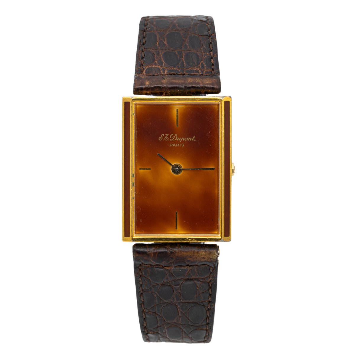 SAINT DUPONT watch in gold plated – Castafiore